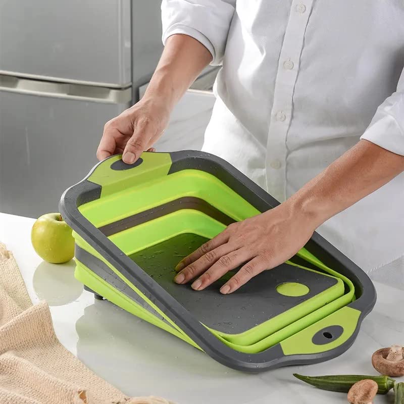 SNUG VIBES BBQ Prep Tub - Collapsible Chopping Board with Meat Shredder Claws - Food Grade Plastic and Silicone Collapsible Wash Basin for Seasoning, Meat, Veggies β Meat Cutting Board - Camp Kitchen