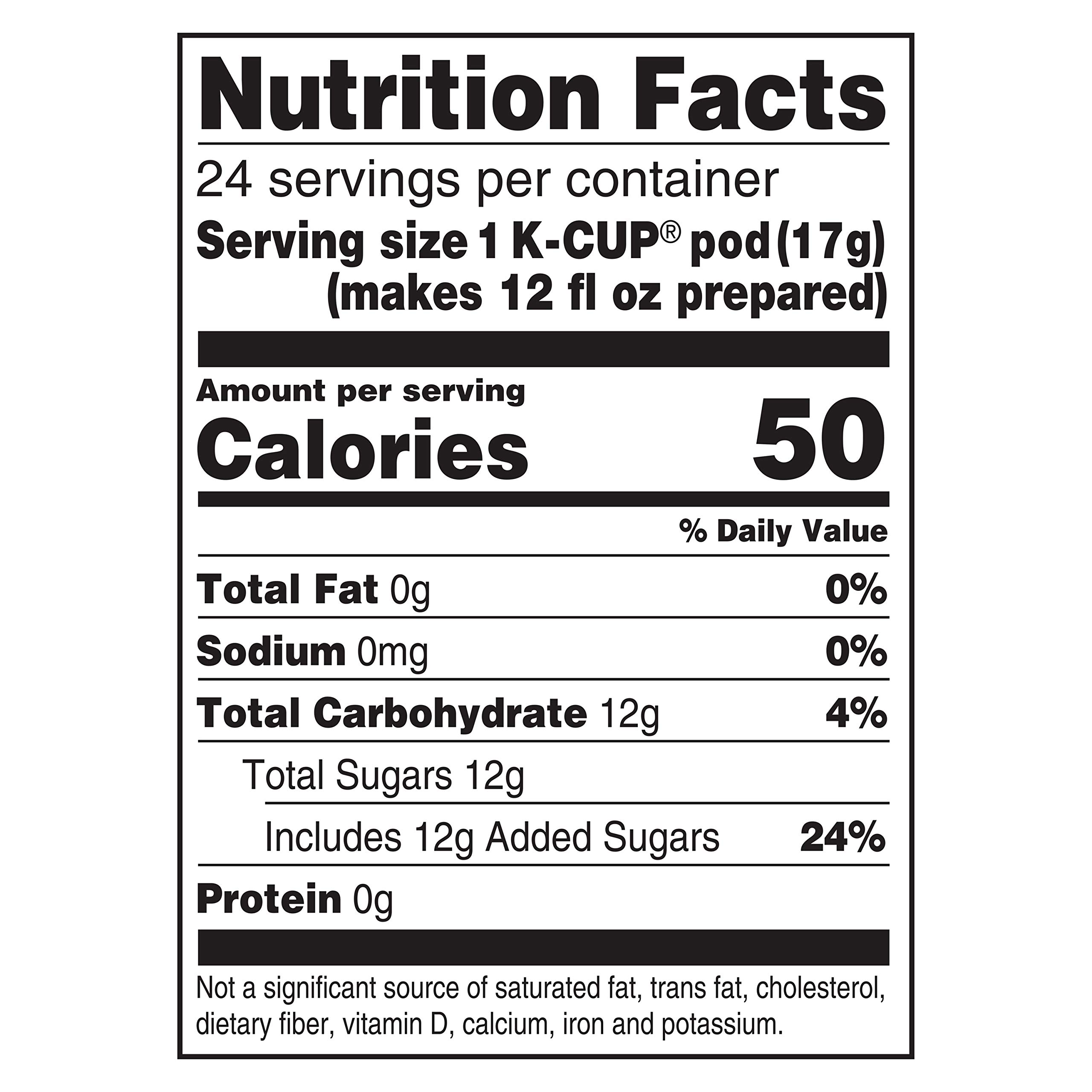 Lipton Iced Tea K-Cup Pods, Southern Sweet Black Tea, 24 Pods (Pack of 2)