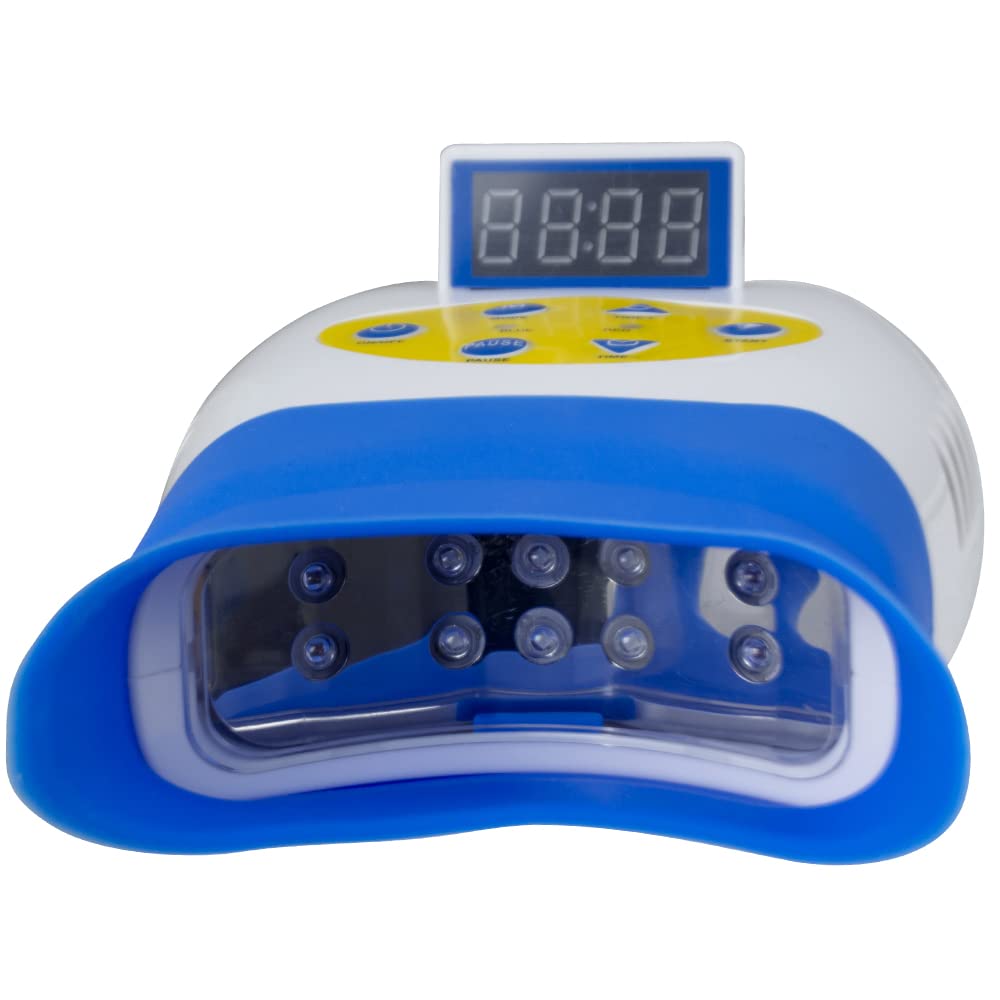 Teeth Whitening Light, Teeth LED Whitening Lamp Bleaching with Remote Control Blue/Red/Purple Light 3 Colors (US Warehouse)