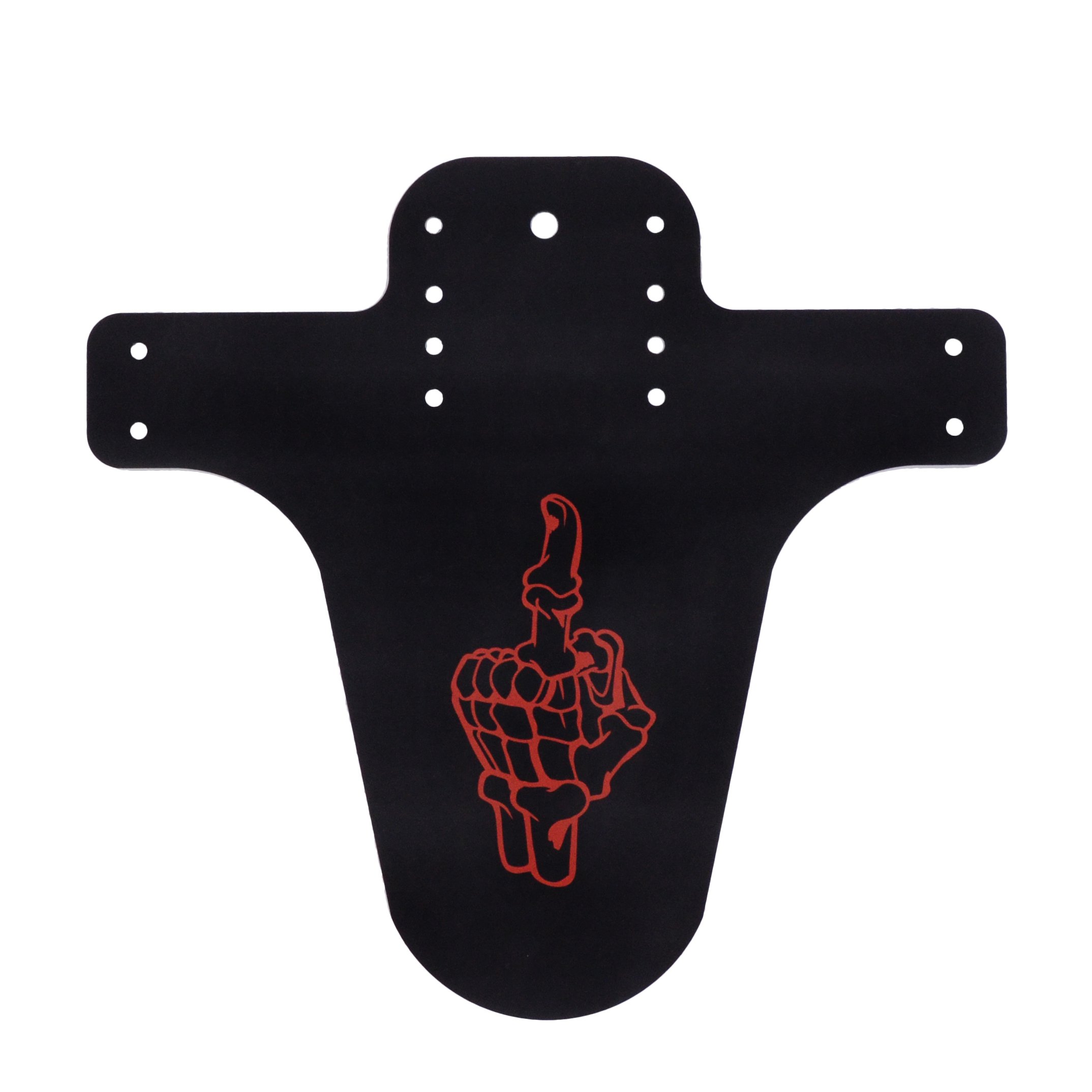 KINGOU Adjustable Bike Fender Light Bicycle Front Mud Guard Set for Mountain Bike/Road Bike/Folding Bike Red