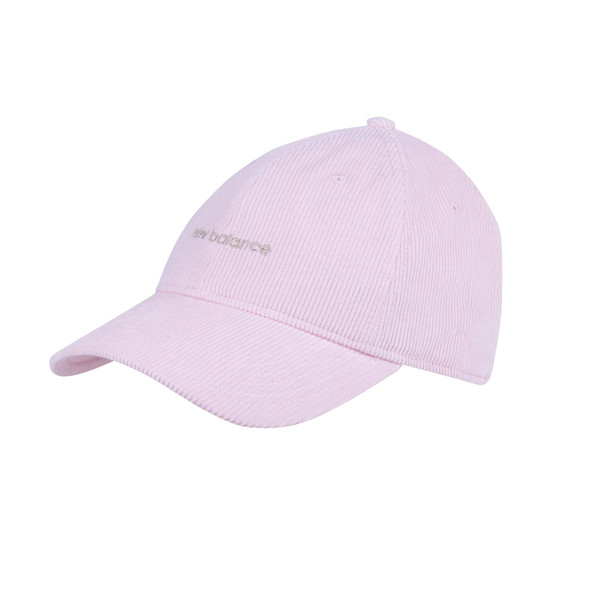 New Balance Men's and Women's Washed Corduroy 6-Panel Classic Hat, One Size, Pink Haze