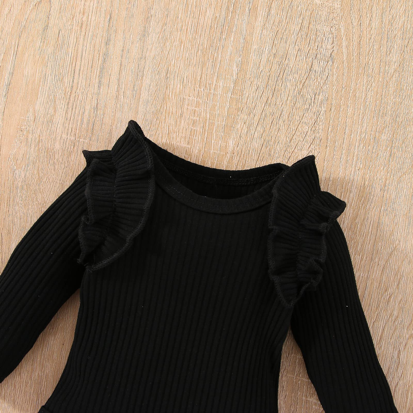 VINUOKER Preemie Newborn Baby Girls Outfits set long Sleeve Cotton Pants Sets Infant Fall Winter Clothes