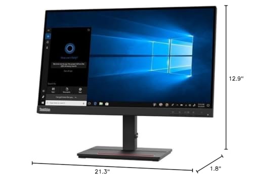 Lenovo ThinkVision S24e-20 24" Class Full HD LCD Monitor - 16:9 - Raven Black