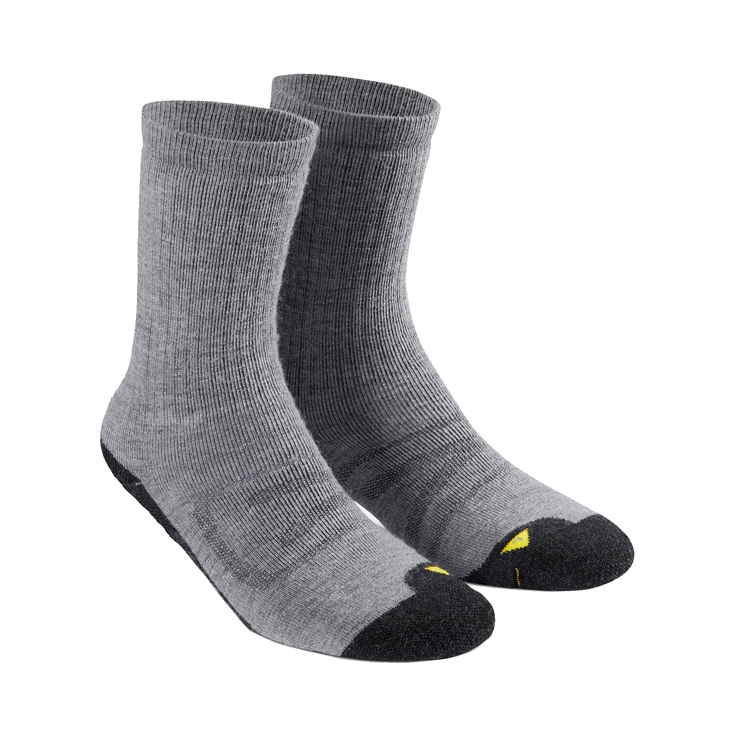 KEEN womens North Country Lite Premium Merino Wool Crew Hiking Socks, Gray, Small US
