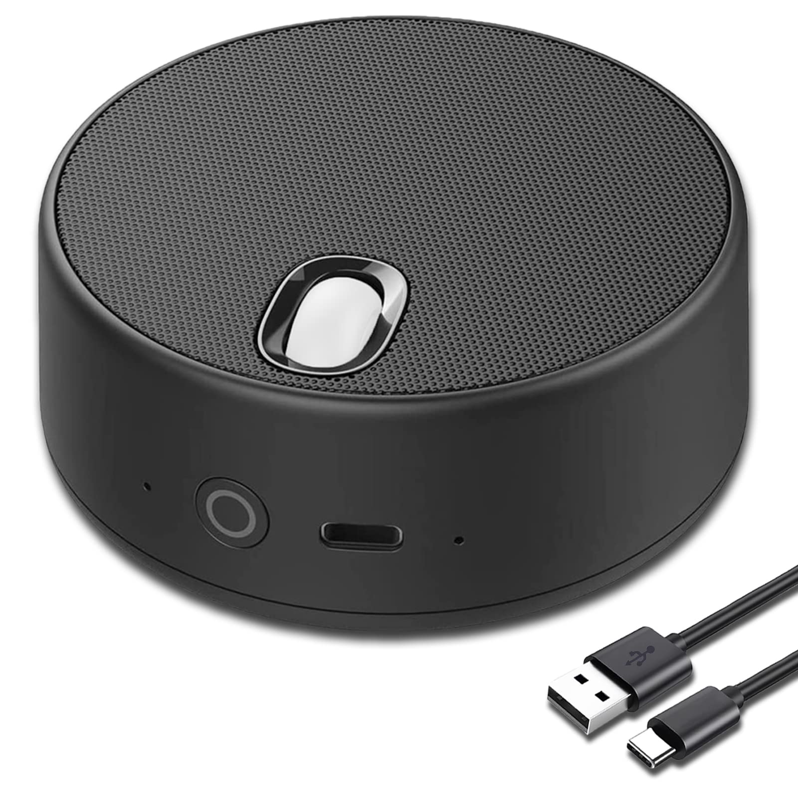 USB Computer Speakers, PC Speaker for Desktop, 360° Omnidirectional Mic Pick Up Voice, 3 Sound Modes, Noise Cancelling Speakers with Microphone for Video Meeting, Skype, Gaming, Zoom, Plug & Play