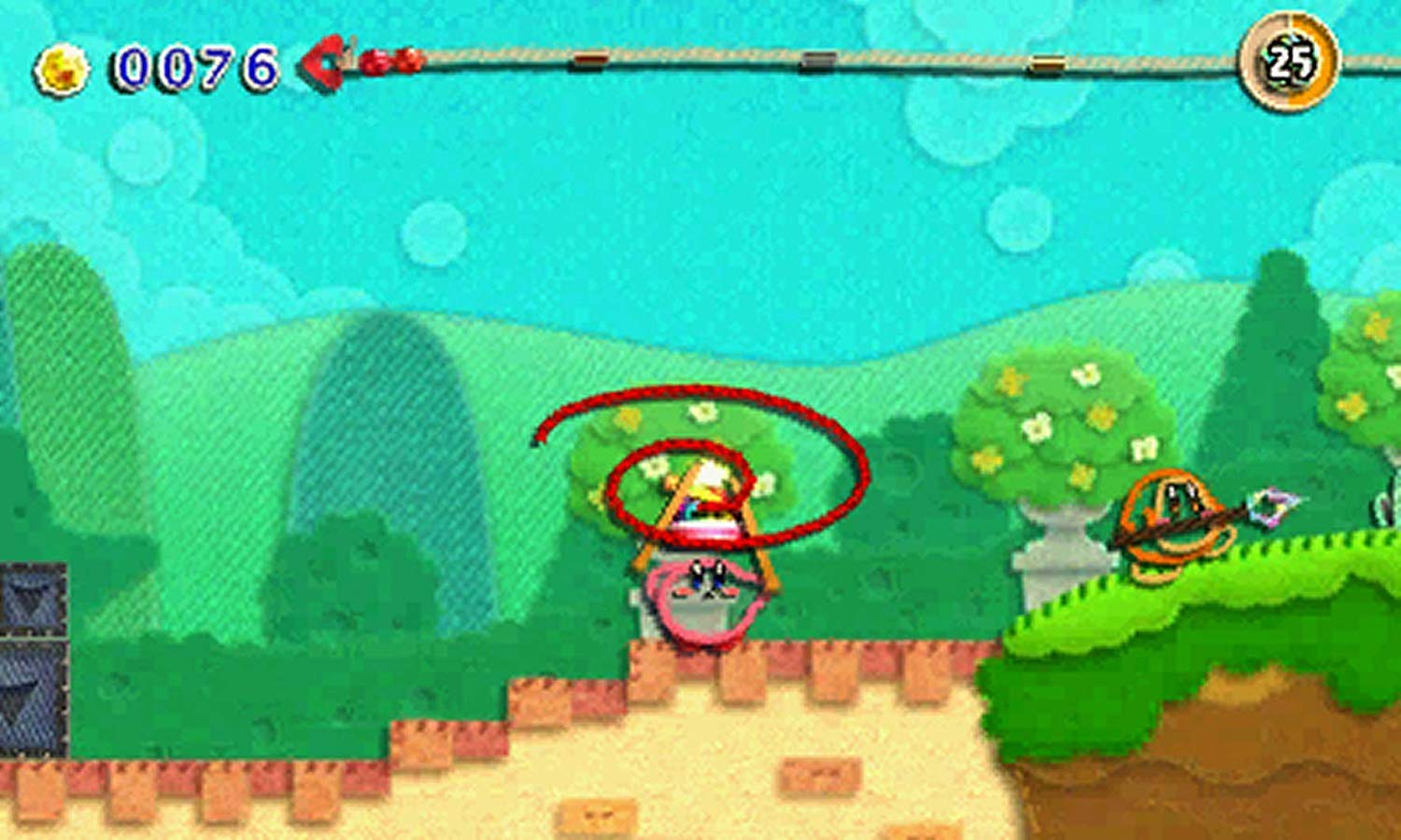 Kirby's Extra Epic Yarn (Nintendo 3DS)