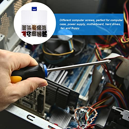VILLCASE 456 Pcs Screw Motherboard Mounting Hardware Kits Mother Board Computer Motherboards Motherboard Bolt Bracket Laptop Steel