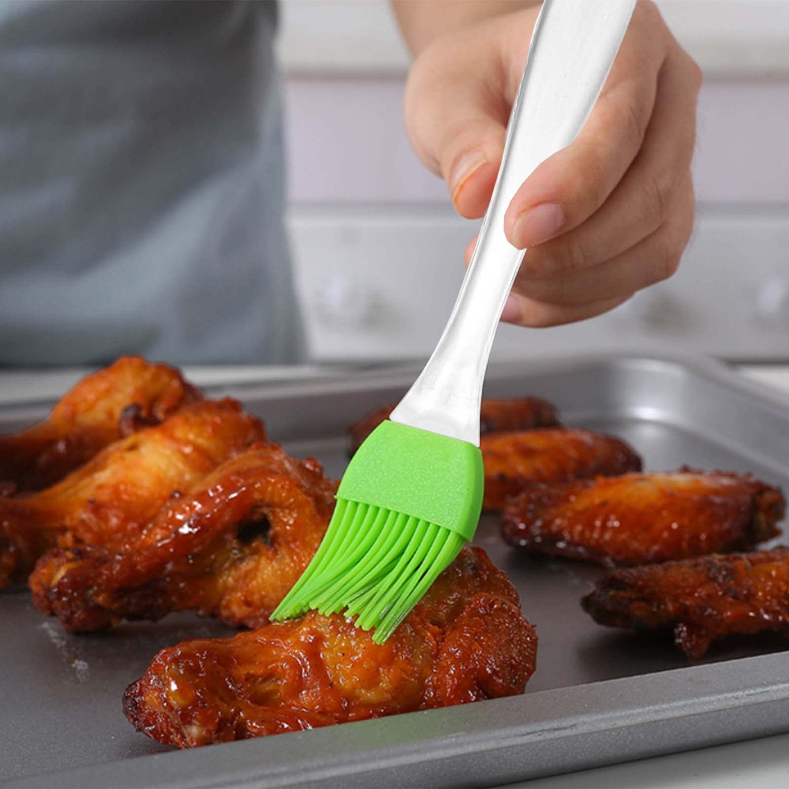 Silicone Pastry Brush 5 Pack Basting Brush Heat Resistant Kitchen Food Brushes for Cooking Basting BBQ Baking