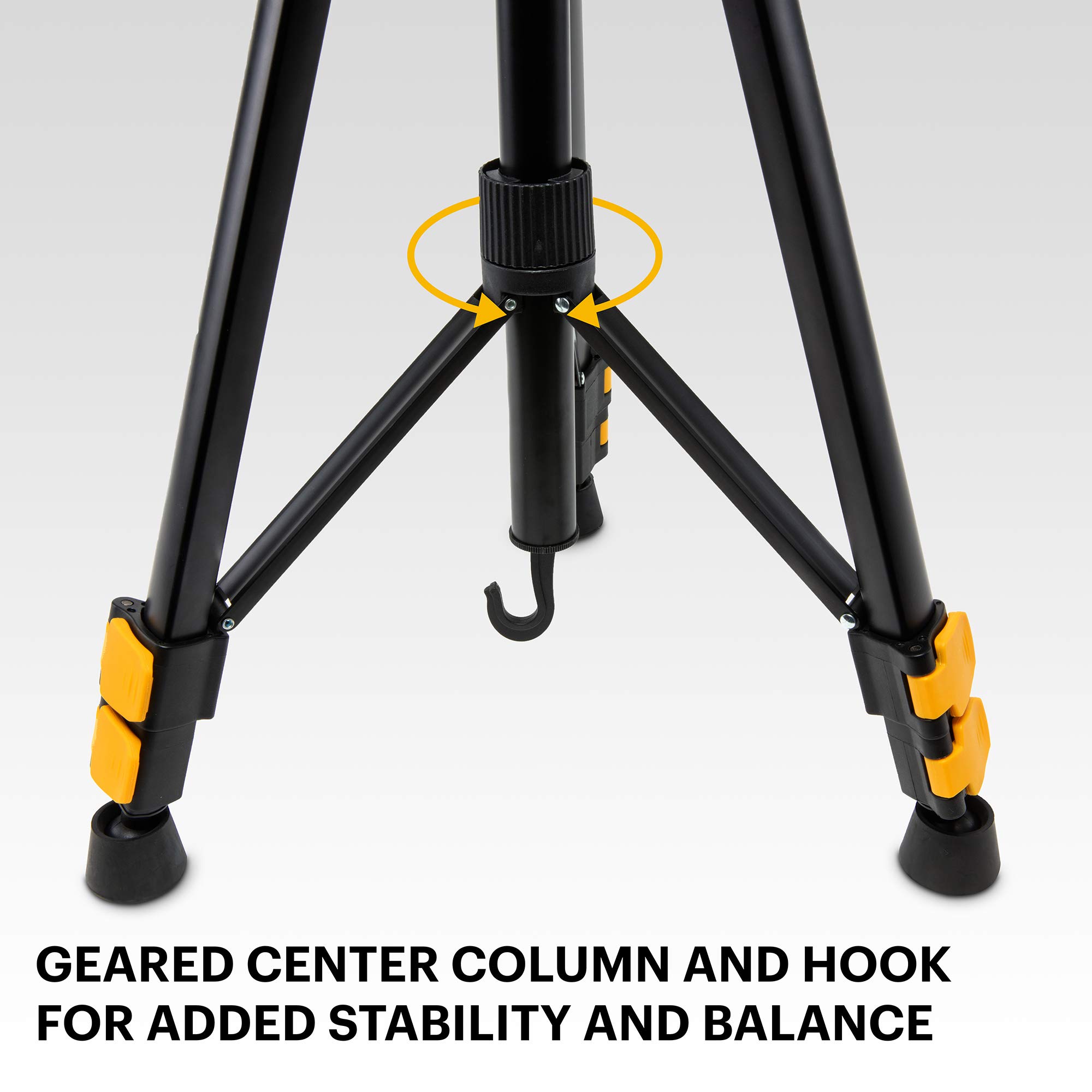 KODAK PhotoGear 62" Lightweight Tripod | Compact 3-Section Flip-Lock Aluminum Tripod Adjusts 22”-62”, QuickRelease Plate, Smartphone Adapter & 1/4” to 3/8” Screw, Bubble Level, Carry Case, E-Guide