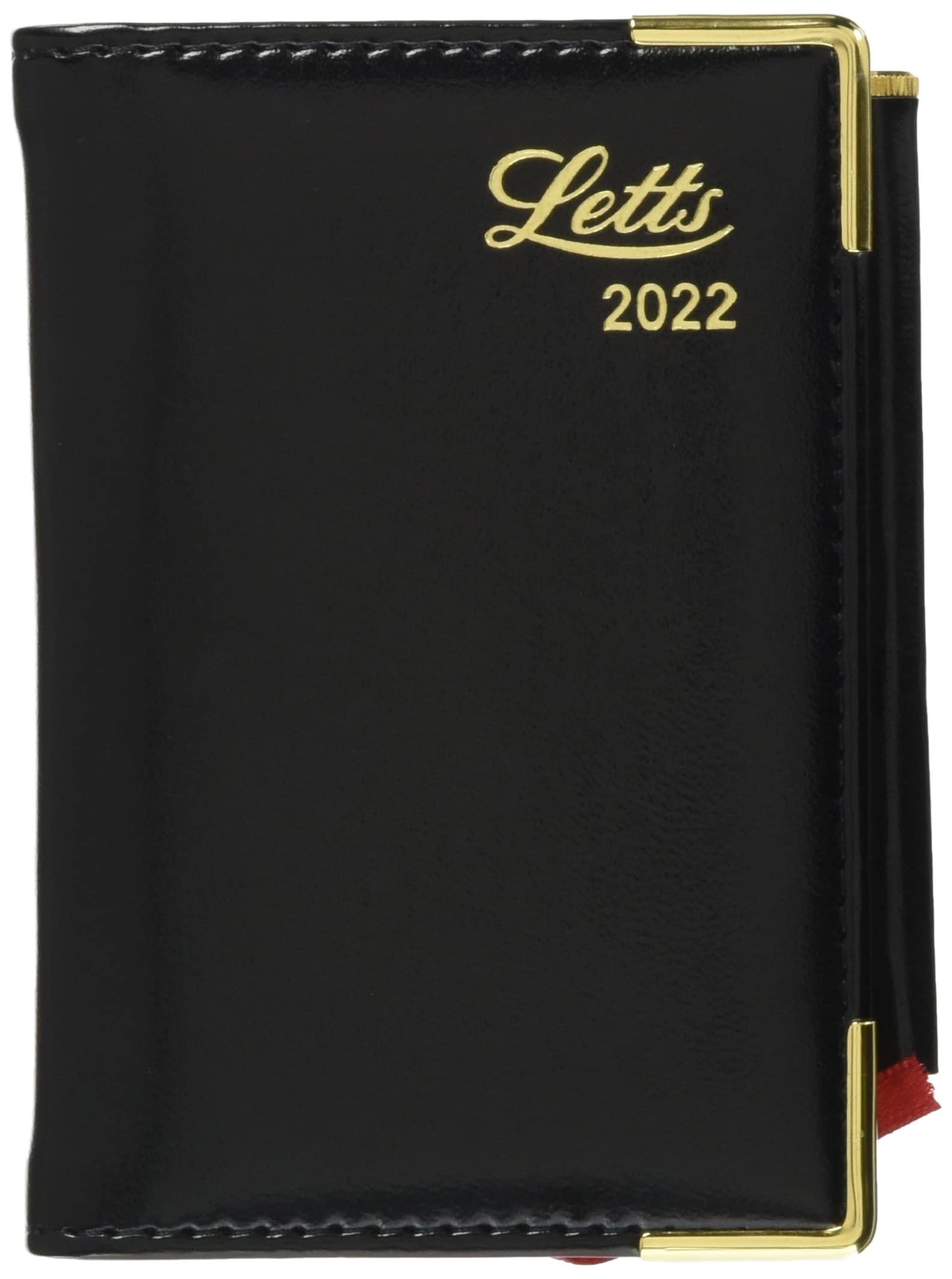 Letts of London Lexicon Mini Pocket week to view 2022 diary - black, (22-TL3EPABK)