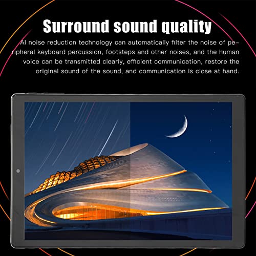 Tablet PC, 5G WiFi Support Calling White 10 Inch 100-240V Reading Tablet for Elderly (U.S. regulations)