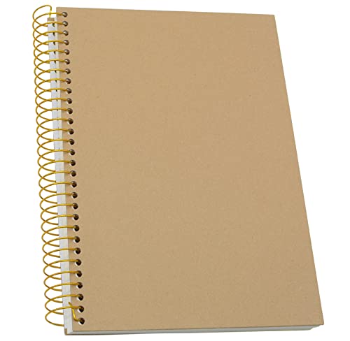 Yansanido Large Spiral Notebook, 5 Pcs B5 Thick Paper Hardcover 7mm College Ruled 5 Colors 150 Sheets -300 Pages Journals for Study, Work, Travel and Notes (5 Color)