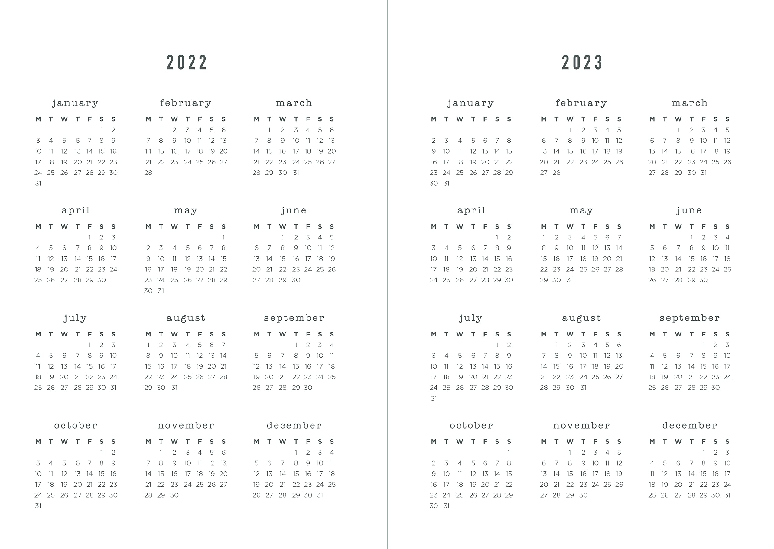 Letts of London Raw A5 Academic 2022/2023 Week to View Diary - Berry (23-031731)