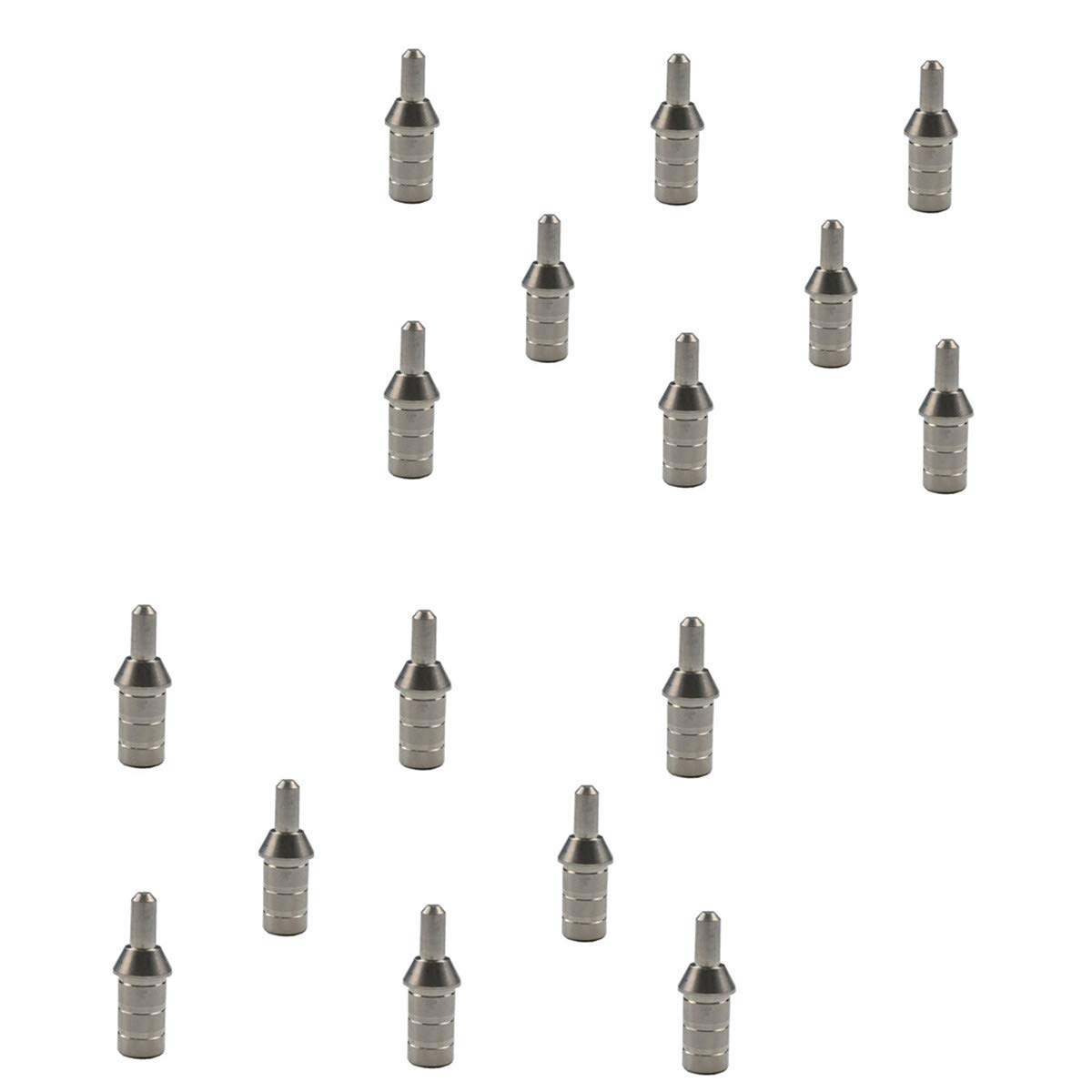 Letszhu Archery Pin Nocks Adapter Bushing for ID 6.20mm/.244β Inches Arrow Shafts (25 Pack Adapters)