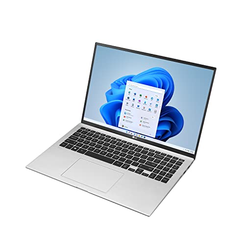 LG gram 16Z90P Laptop 16" Ultra-Lightweight, (2560 x 1600), Intel Evo 11th gen CORE i7, 16GB RAM, 1TB SSD, Windows 11 Home, 22 Hour Battery, Alexa Built-in, 2X USB-C, HDMI, USB-A - Silver