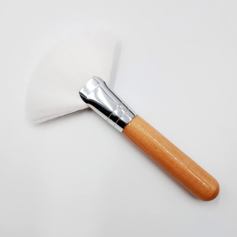 SALOCY Fan Brush,Face Makeup Brush Highlighting Make Up Brush Cheekbones Brush Facial Brushes Powder Foundation Brushes Make Up Tool,2 PCS