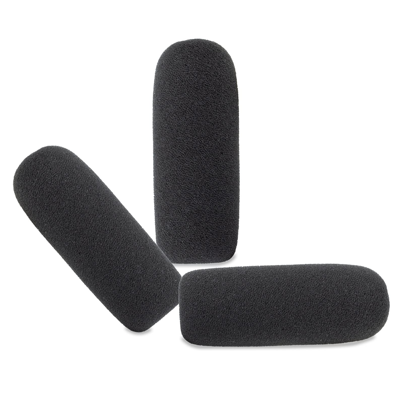 LEFXMOPHY A10 Mic Pop Filter Foam Replacement for Astro A10 / Razer Kraken Gaming Microphone, Black Noise-Cancellation Windsock Cover 3-Pack