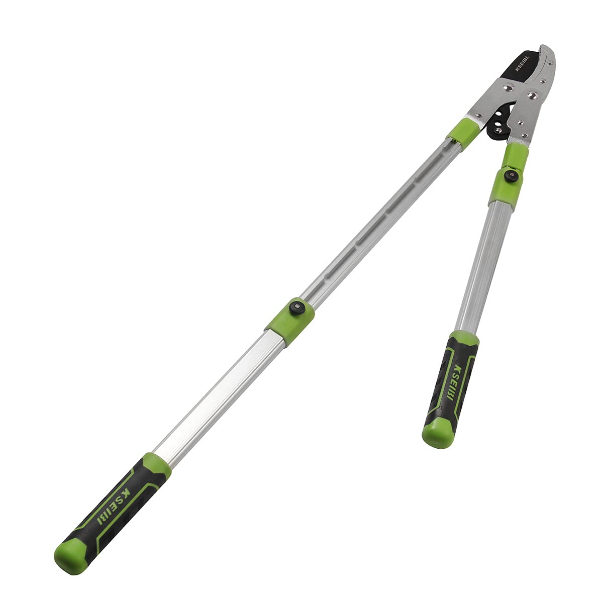 KSEIBI 252606 Anvil Lopper with Telescoping Aluminium Light-weight Handle, Tree Trimmer, Branch Cutter, Loppers, Pruning Shears, Garden Pruners Up to 2 Inch Cutting Capacity, 28 ~ 40 Inch