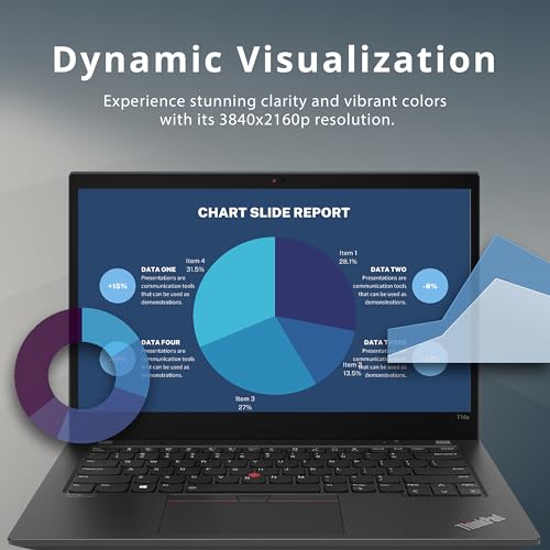 Lenovo Thinkpad T14s Gen 2 14.0" UHD Business Laptop, Intel Core i7-1165G7, 16GB RAM, 512GB SSD, Fingerprint Reader, Backlit Keyboard, WiFi 6E, Bluetooth, Win 11 Pro, Black, 32GB Hotface USB Card