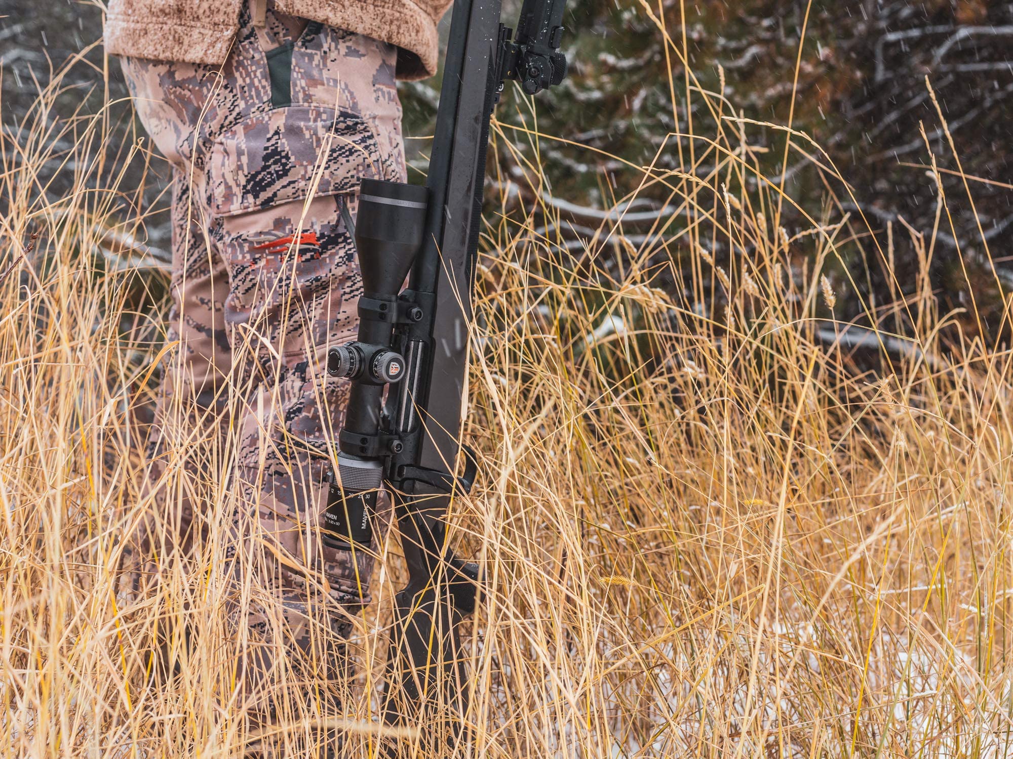 Maven RS.3-5 - 30X50mm FFP Lightweight Long Range Hunting Scope (Black/Gray, MOA-2 (MOA))