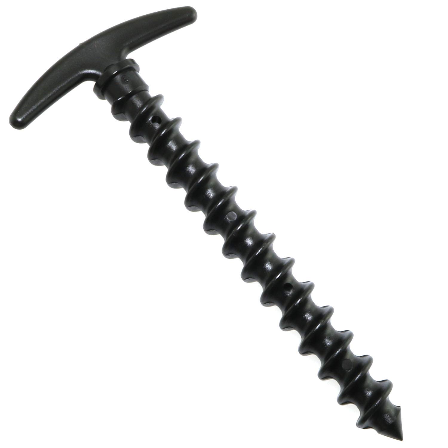 Magic&shell Tent Peg 4PCS Plastic Nnylon Strong Screw Spiral Tent Peg Stakes Nail Outdoor Camping Awning Trip Pin