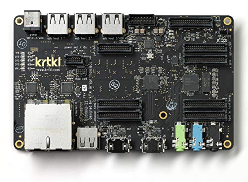 krtkl piSmasher snickerdoodle Baseboard โ Single-Board Computer with HDMI in/Out, Dual Gigabit Ethernet, Audio Line in/Out/Headset, 4X USB 2.0, 25 I/O, and JTAG