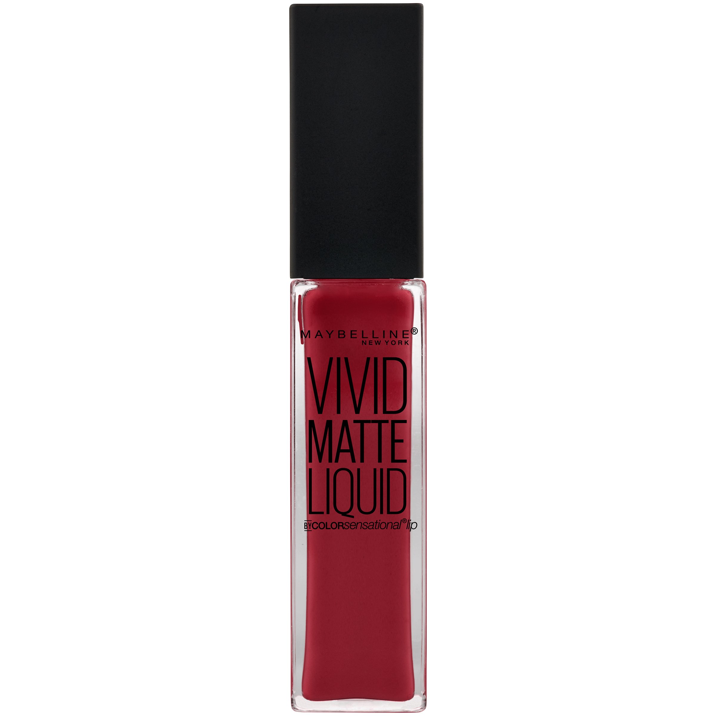 Maybelline New York Color Sensational Vivid Matte Liquid Lipstick, Red Punch, 0.26 fl. oz.