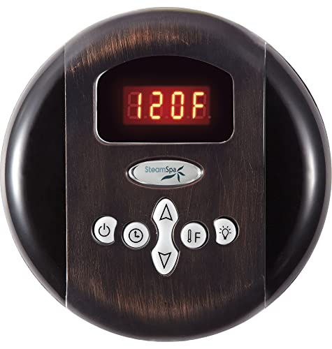 Steam Spa IN600GD Indulgence 6 KW Quick Start Acu-Steam Bath Generator Package, Polished Gold