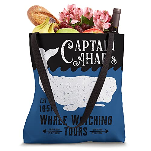 Moby Dick | Captain Ahab's Whale Watching | Herman Melville Tote Bag