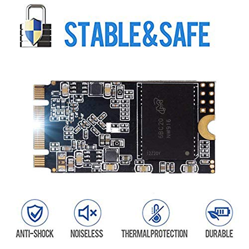 SSD SATA M.2 2242 500GB Dogfish Ngff Internal Solid State Drive High Performance Hard Drive for Desktop Laptop SATA III 6Gb/s (500GB, M.2-2242)