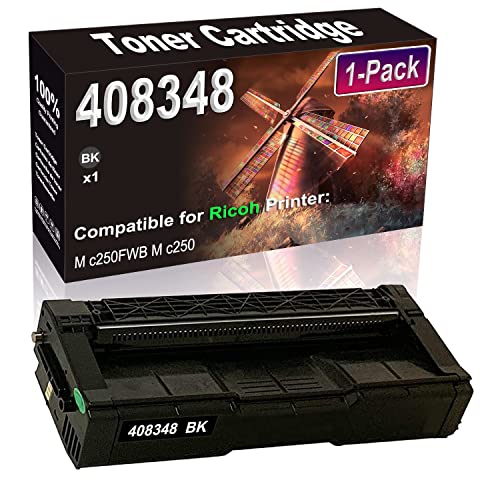 Kolasels 1-Pack (Black) Compatible M C250 408348 Toner Cartridge (High Yield) to Used for Ricoh M c250FWB M c250 Printer
