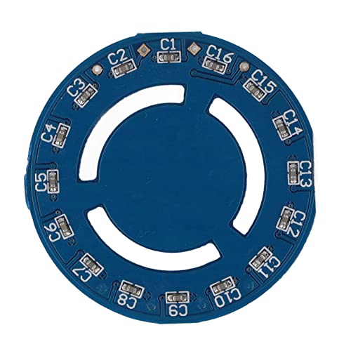 Uxsiya Ring RGB LED, 5V LED Ring Lamp Board Programmable 2 Pcs for Lighting
