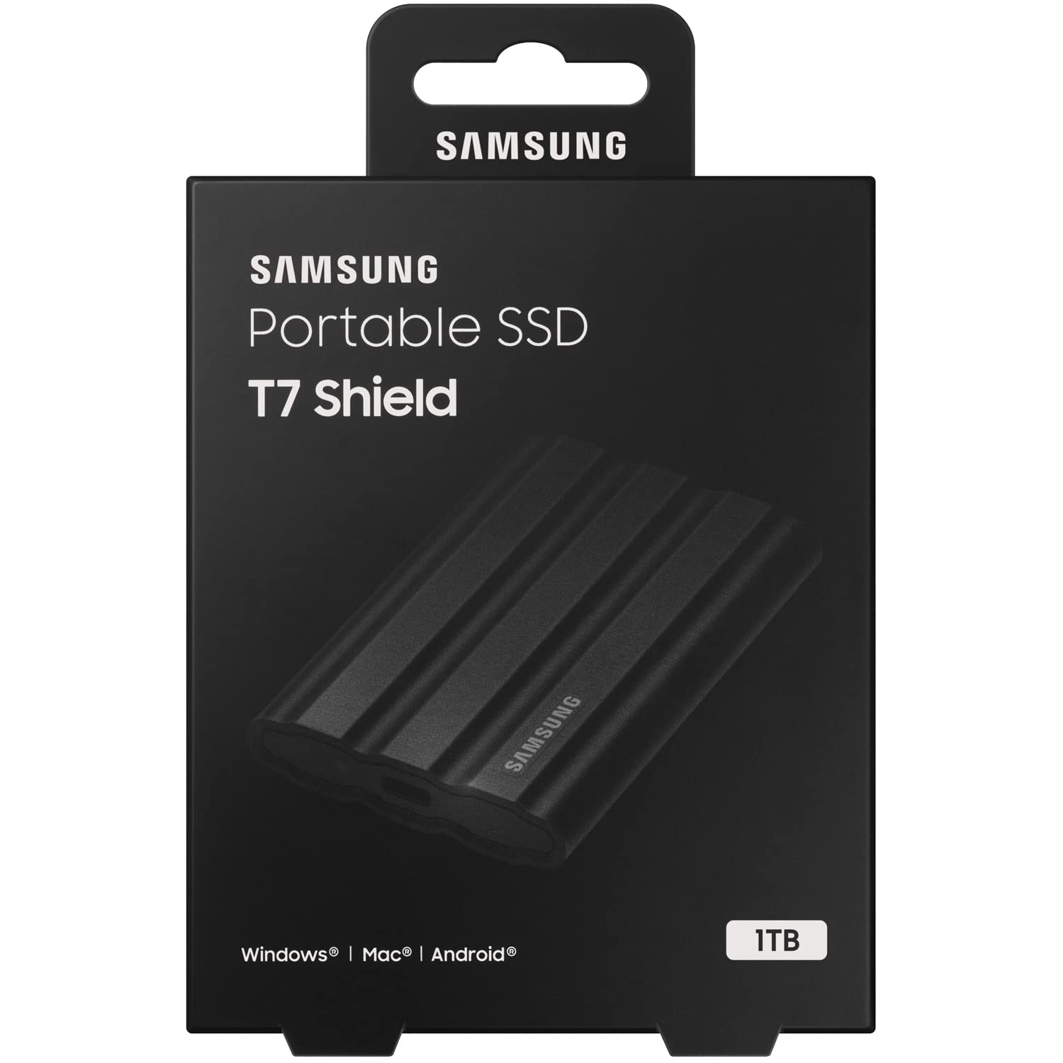 SAMSUNG MU-PE1T0S/AM T7 Shield Portable Solid State Drive 1TB 2022 Black - (2-Pack)