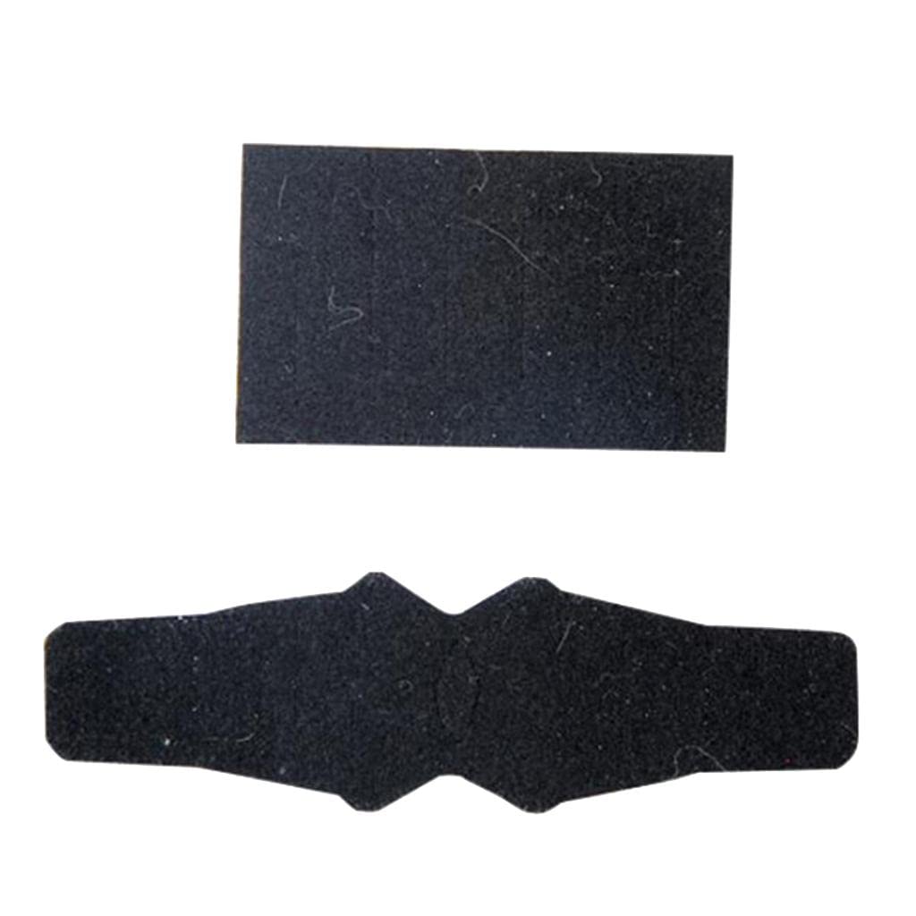 LEIPUPA 1 Set Replacement Felt Kit, Black Universal Drop Away Rest Sticker Tape, Anti-, Abrasion Proof Tool for Accessories