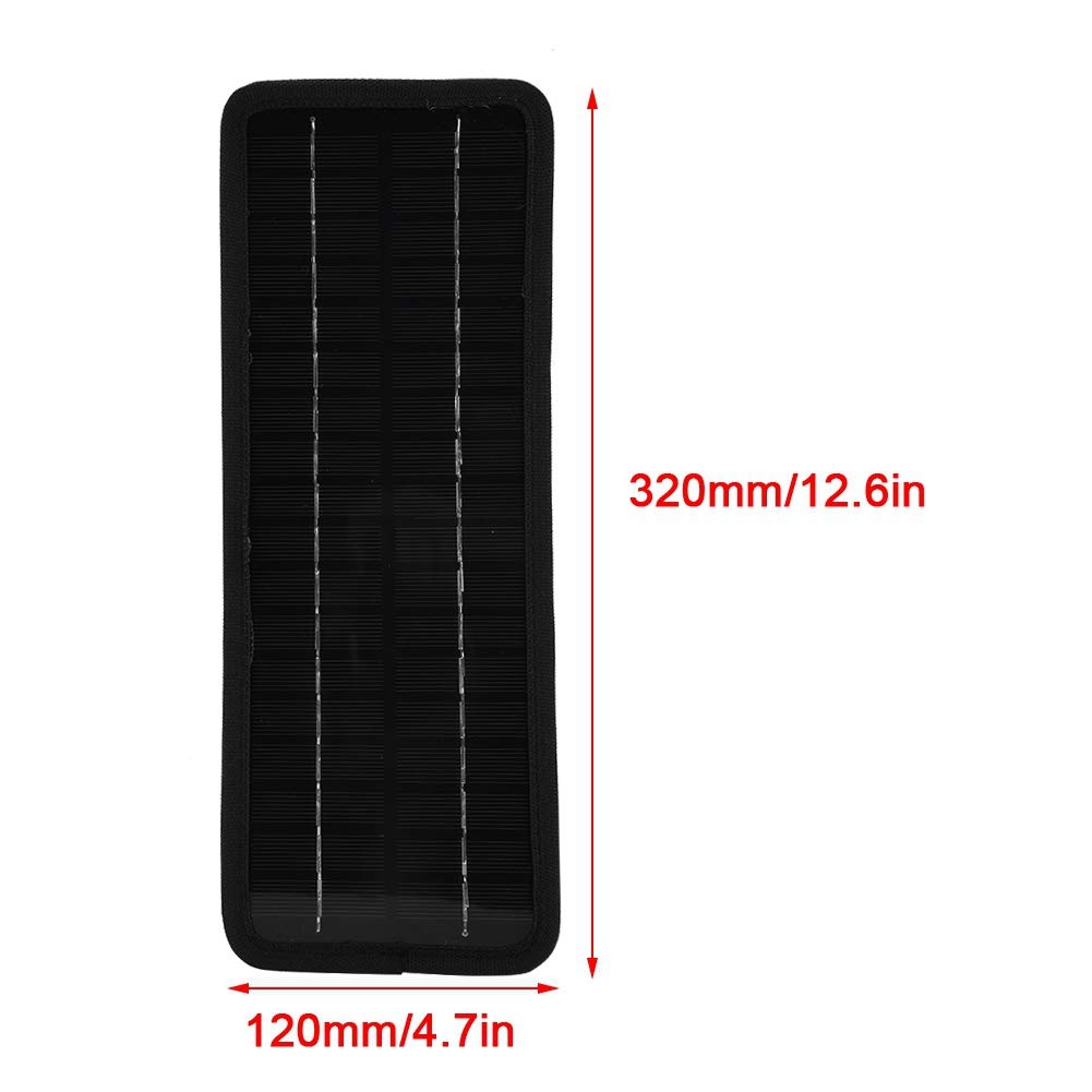 Solar Panel Power Battery Charger, 12V 4.5W, Portable Solar Trickle Charger, Emergency Charging Charger, for Car Battery Laptop Tablets Outdoors