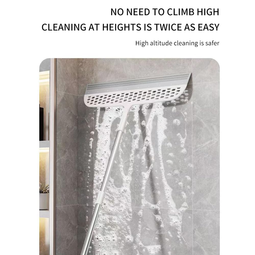 Wiper Floor Scraper Home Bathroom Magic Sweeper Double Razor Silicone Scraper Floor Cleaner