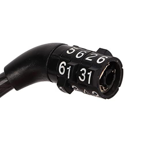 Raguso Bike Chain Lock, Manganese Steel Not Changeable Password Drill Resistant Cable Lock Combination for Lawnmowers
