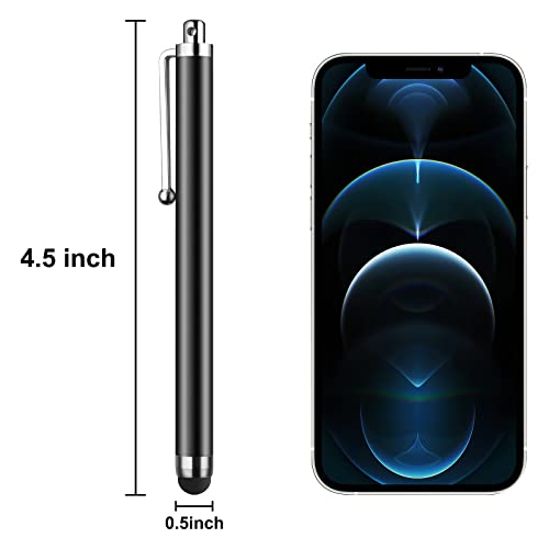 Stylus Pen [10 Pack] Universal Capacitive Touch Screen Pens for Tablets, iPad Mini, iPad Pro, iPad Air, Smartphones, Samsung Galaxy - Multiple Colors