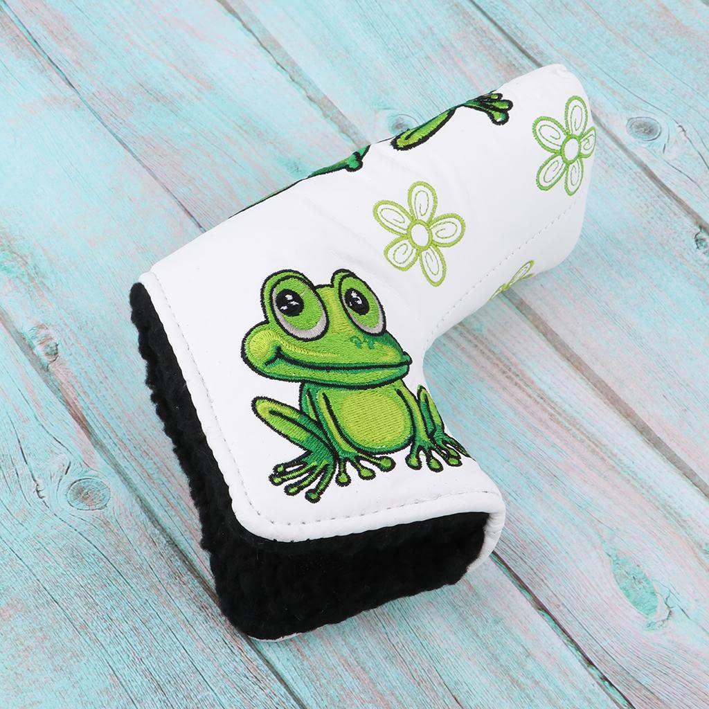 LEIPUPA Golf Putter Cover Frog Pattern Putter PU Head