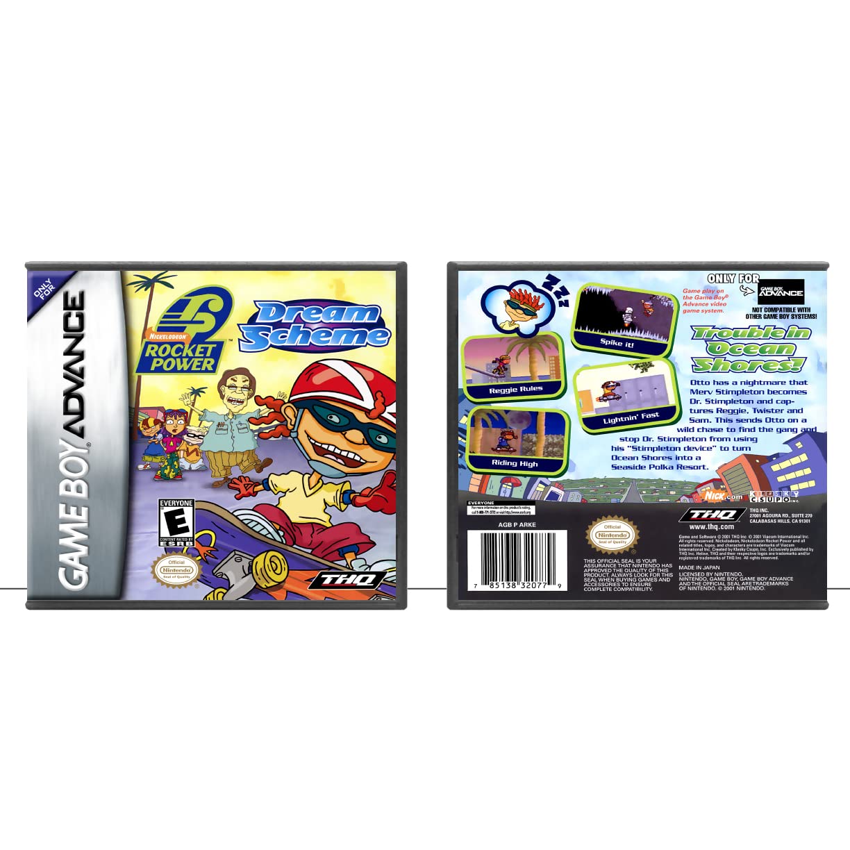Rocket Power: Dream Scheme | (GBA) Game Boy Advance - Game Case Only - No Game