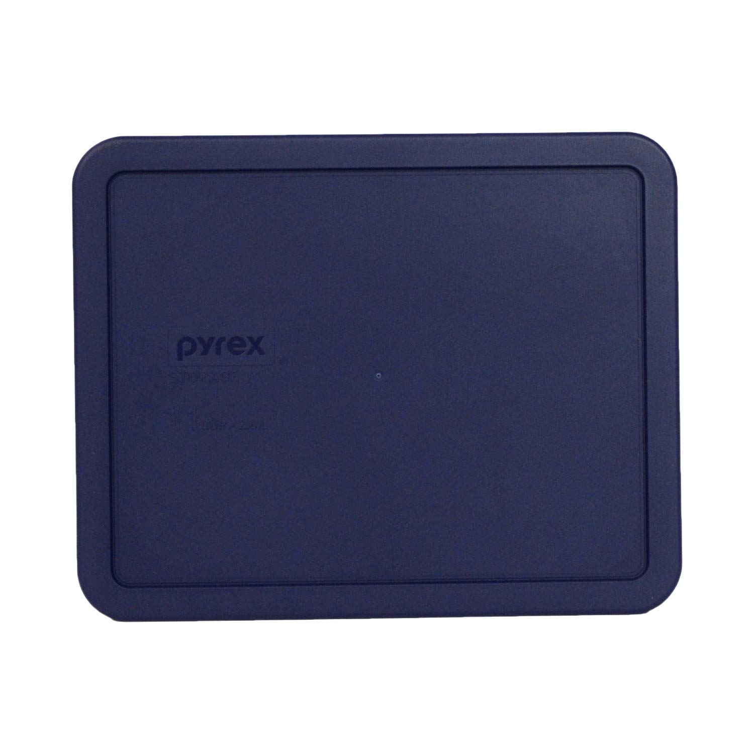 Pyrex (1) 7212 11-Cup Glass Dish & (1) 7212-PC Dark Blue Lid Made in the USA