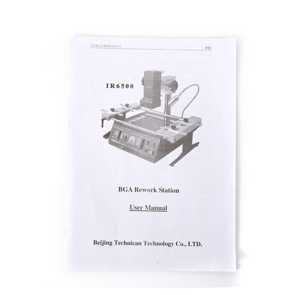 Soldering Stations Machine, IR6500 Infrared BGA Rework Station Repair Heating Reball Soldering Welding Welder 1250W Infrared Welding Machine Fit Xbox360 PS3