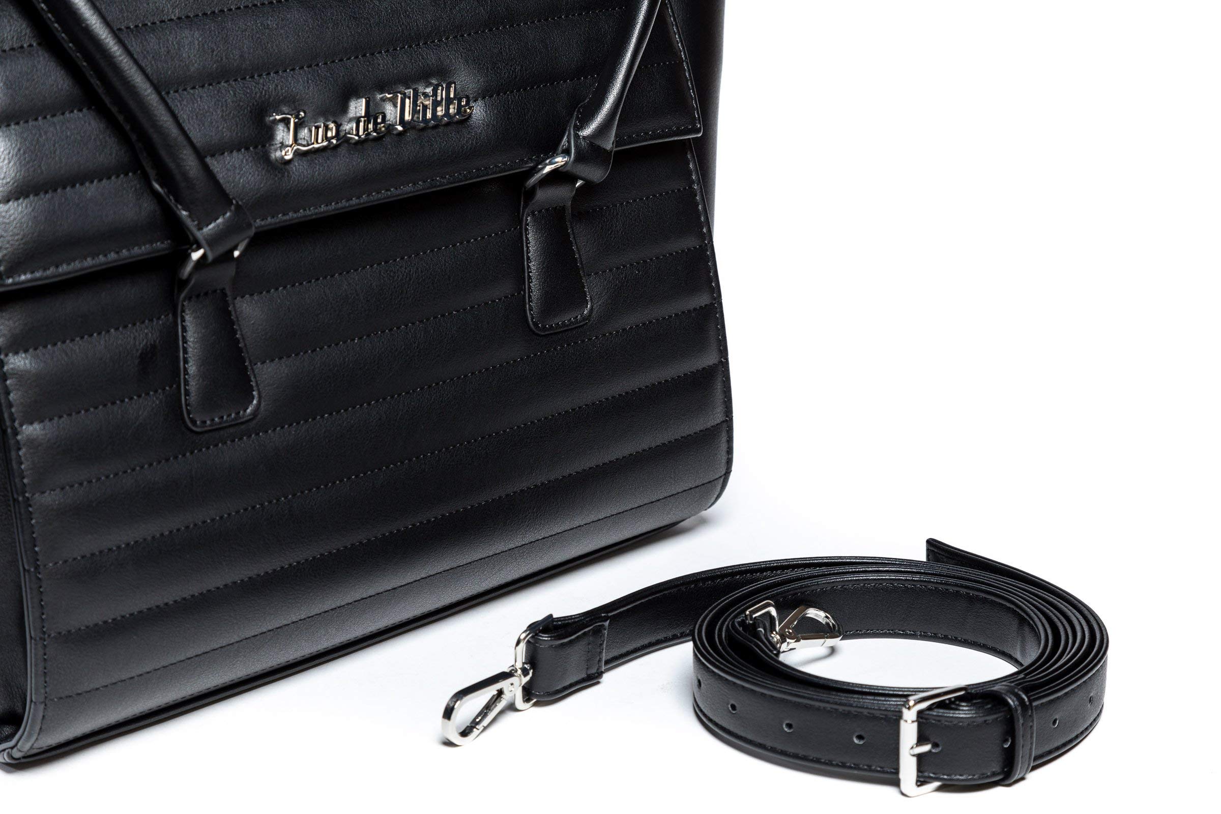 Lux de Ville Large Romeo Tote (Black)