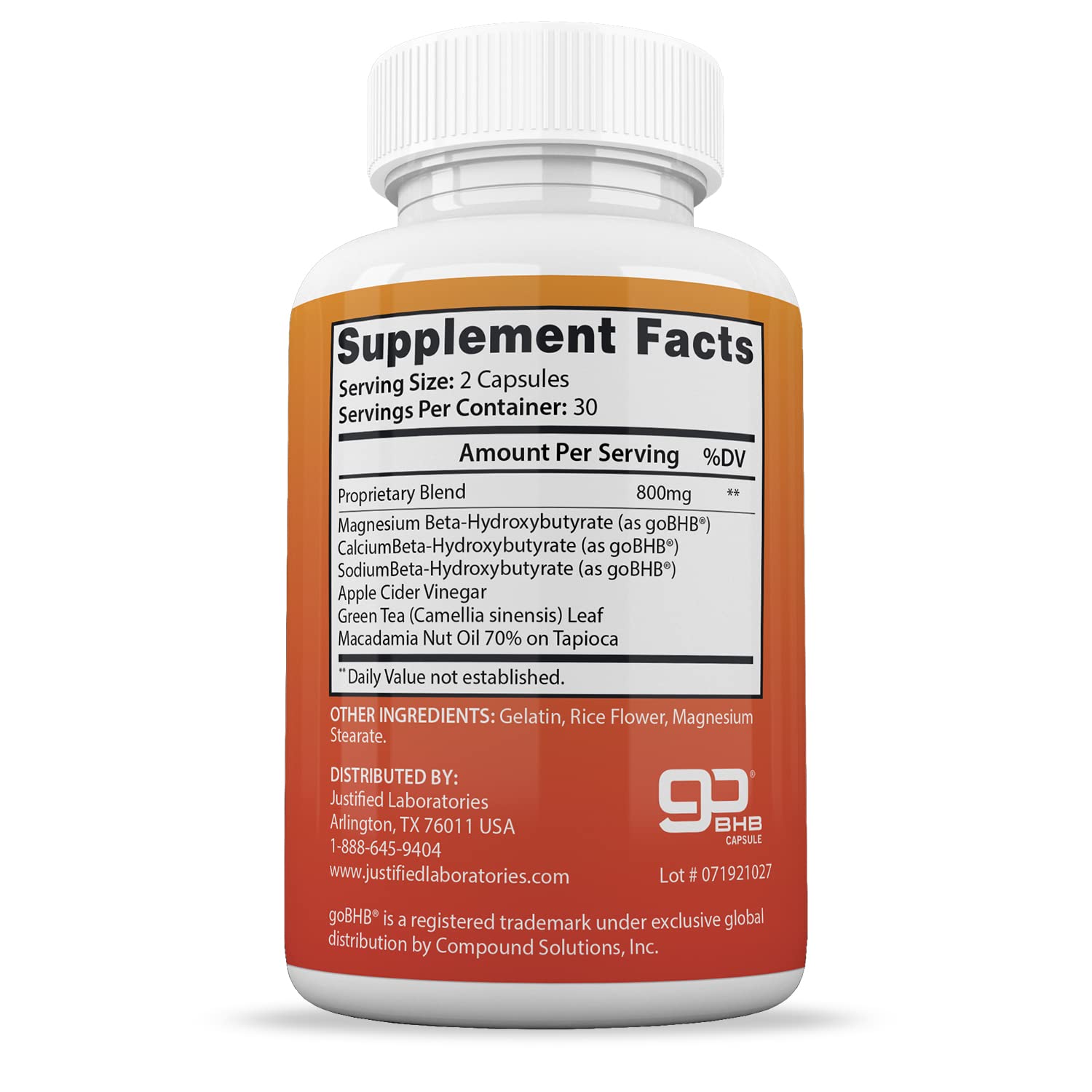 Keto GT Advanced Includes Apple Cider Vinegar goBHB Exogenous Ketones Keto Pills Supplement Premium Ketosis Support for Men Women 60 Capsules