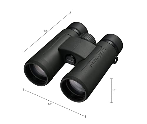 Nikon PROSTAFF P3 8x42 Binocular | Waterproof, fogproof, rubber-armored Full-Size Binocular, wide field of view & long eye relief | Official Nikon USA Model