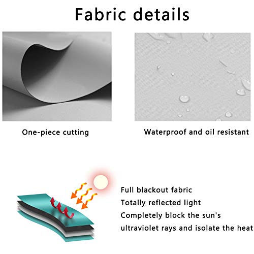 JIANFEI Roller Blinds, Hand Pull Automatic Lifting Curtain Kitchen Waterproof Oil Bathroom Privacy Protection Shade 2 Colours, Customizable (Color : Green, Size : 80cmx90cm)