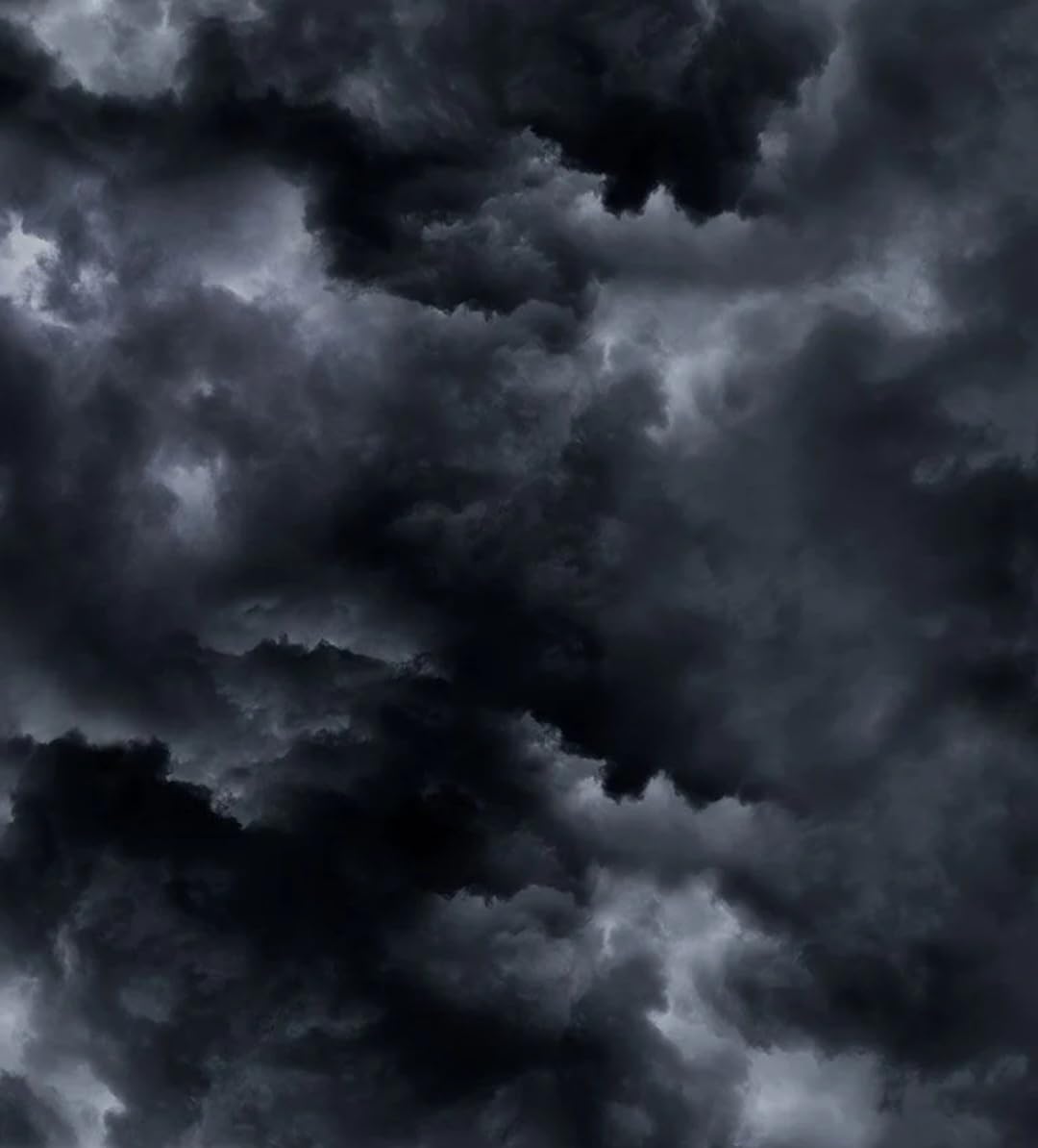 Timeless Treasures Dragon's Lair Dark Gray Stormy Sky Clouds Cotton Fabric by The Yard, CD2497-GREY