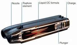 JPX 2 Shot LE Pepper Spray LE Gun with LED Laser