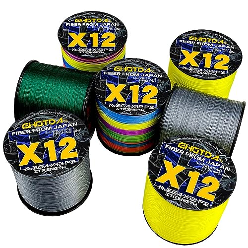 X9/12 Fishing Line 500m PE Multifilament Wire Strong Wear Resistance Saltwater/Fresh Water Light Bait Fishing Line