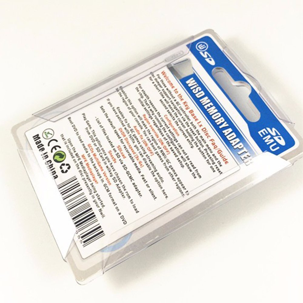 Key SD Memory Card Stick Converter Adapter for Nintendo Gamecube NGC Wii Video Games